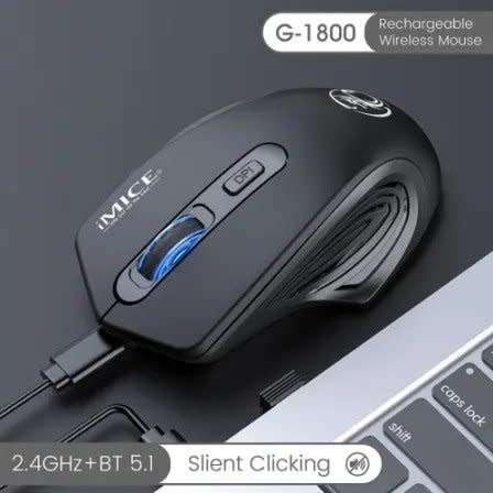 Keyboard & Mouse Bundles - iMICE G-1800 Rechargeable 4 Buttons 1600 DPI ...